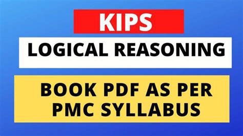KIPS LOGICAL REASONING NEW BOOK Wisegot