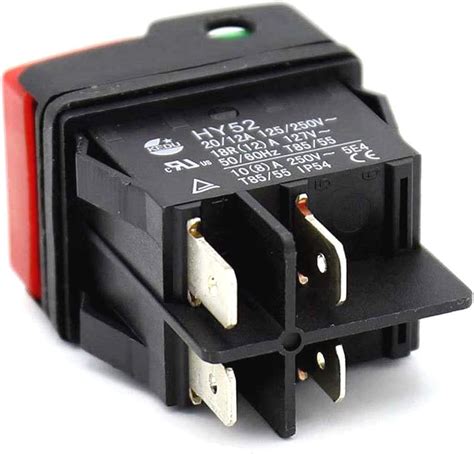 Buy KEDU HY Pins Industrial On Off Pushbutton Switch Electric Push Button Switch Pack