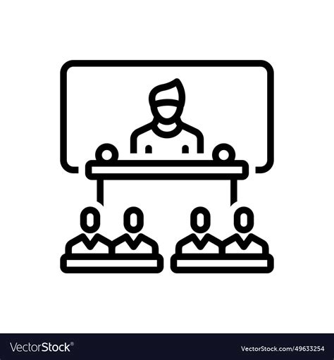 Lecture Royalty Free Vector Image Vectorstock
