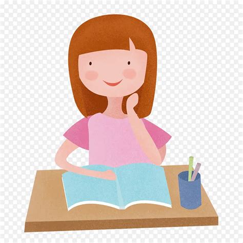听课的女孩png图片素材下载图片编号7660470 Png素材网