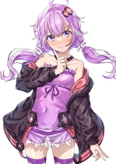 Yuzuki Yukari Voiceroid Drawn By Qussie Danbooru