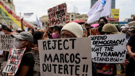 လူ့အခွင့်အရေးနေ့မှာ ဖိလစ်ပိုင်ပြည်သူ ရာနဲ့ချီ ဆန္ဒပြ