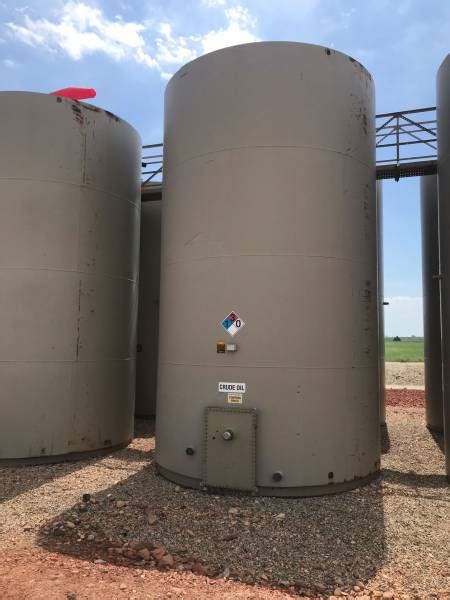 Bbl Steel Production Storage Tank For Sale Oil Patch Surplus