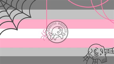 Demigirl Demiwoman Pride Flag Halloween Digital Computer Wallpaper Etsy