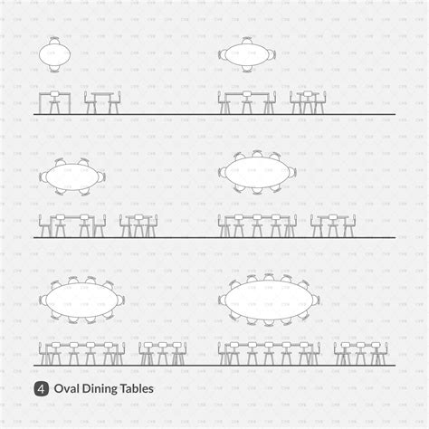 Download Dynamic Cad Blocks Dining Tables Cadasbuilt Cadasbuilt
