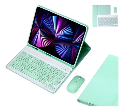 Capa Teclado Bluetooth Mouse Para Ipad Mini12345 Parcelamento Sem Juros
