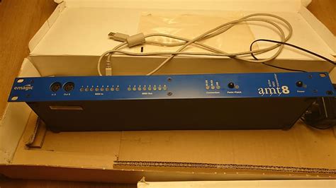 Emagic Amt8 2010 Forward Blue 8 8 Midi Rack Interface Reverb