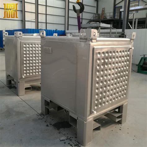 Stainless Steel IBC Bulk Container For Solvent Palm Oil Fermentation With Heating Jacket