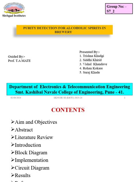 Pbl Ppt Suraj Pdf Sensor Ethanol