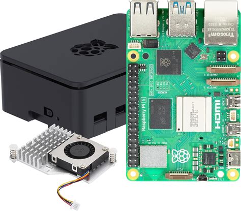 Raspberry Pi 5 Single Board Computer 8gb Ram With Case And Active