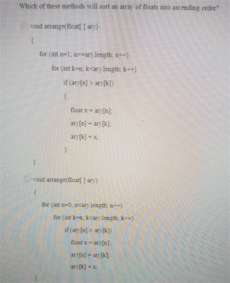 Solved What Is Printed By The Following Code Public Class