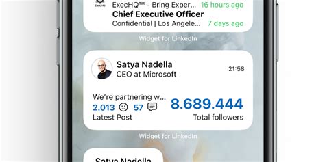 Widget For Linkedin Unofficial Ios Widget To Keep Track Of Your