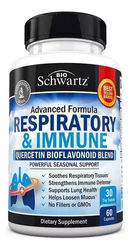 Cápsulas Bioschwartz Respiratory Immune Support 60 Cápsulas De Sabor