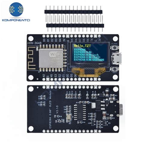 Nodemcu Esp8266 0 96 Inch Oled Wifi Geliştirme Kartı Micro Usb I Komponentci