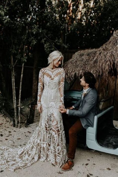 Naked Wedding Dresses For Daring Brides Weddingomania
