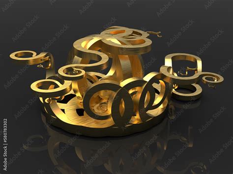 Mathematical Morphology 3d System 3d Image Tentacles Aesthetic