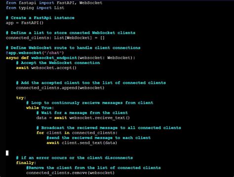 Learning To Handle Websocket Connections In Fastapi Happiness Adam