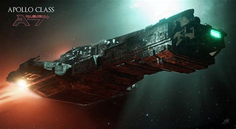 Apollo Class In Flight By G Hamm On Deviantart