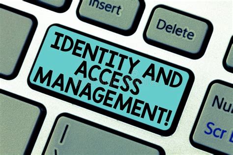 Handwriting Text Identity And Access Management Concept Meaning Security Data Analysisaging