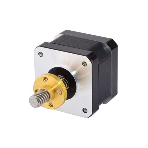 Buy 17E13S0404MB 032RB Nema 17 External Linear Stepper Motor 1 8 Deg 26Ncm 36 8oz In 12V 0 4A