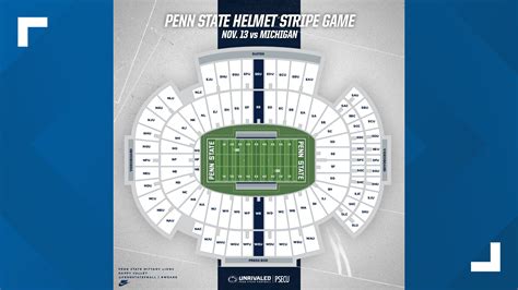 Penn States Nov 13 Game Against Michigan Is Now A Helmet Stripe