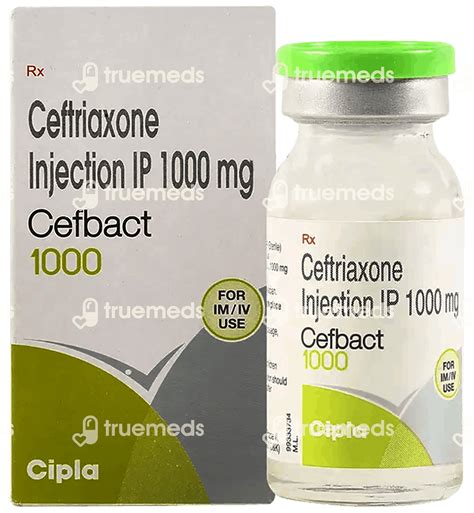 Cefbact 1000 Mg Injection Uses Side Effects Price And Substitutes