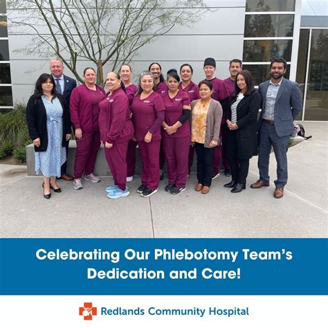 Redlands Community Hospital On Linkedin Phlebotomistrecognitionweek