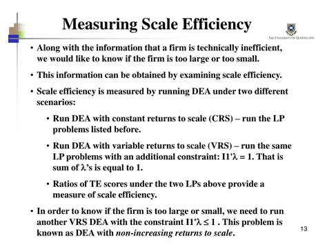 Ppt Efficiency And Productivity Measurement Data Envelopment Analysis Powerpoint Presentation