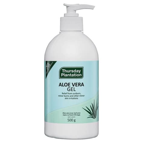 Thursday Plantation Aloe Vera Gel 500g Pump Discount Chemist