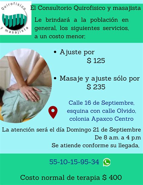 Consultorio Quirofisico Y Masajista Santa María Apaxco