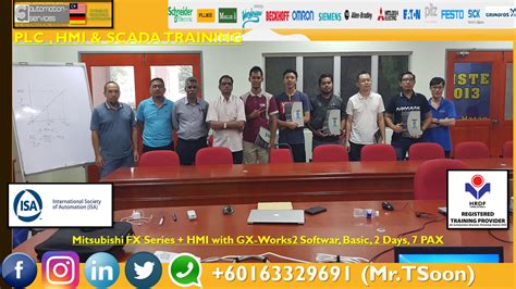 Mitsubishi Fx Series Hmi With Gx Works 2 Software Basic 2 Days 7 Pax Under 3rd Party