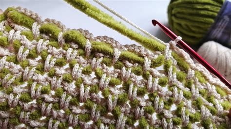 😍 😉 ПОПРОБУЙ и ТЫ Супер классный двухцветный УЗОР КРЮЧКОМ Вязание крючком для начинающих