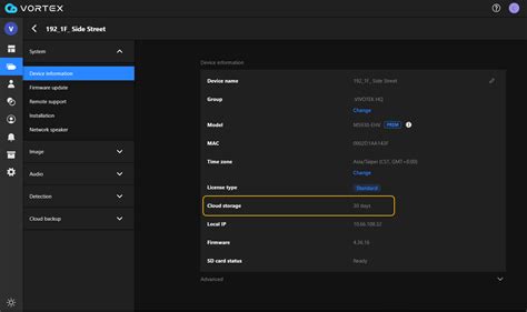 Getting Started Setting Up Cloud Backup For VORTEX Cameras VIVOTEK Support Center