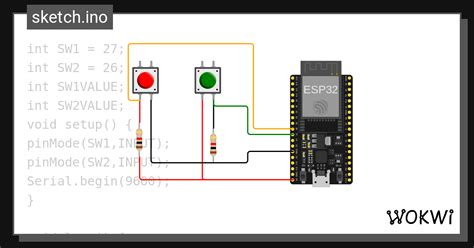 เทสสวิทซ์ Wokwi Esp32 Stm32 Arduino Simulator