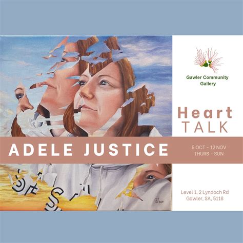 Solo Exhibition Heart Talk By Adele Justice Gawler Community Gallery