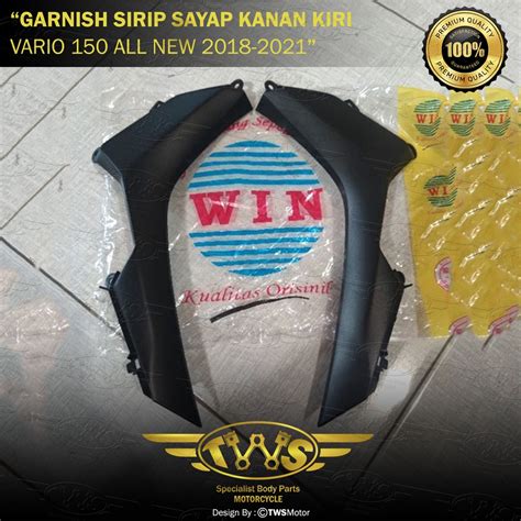 Jual Garnish Garnis Sirip Bawah Sayap Samping Kanan Kiri Vario 125 150