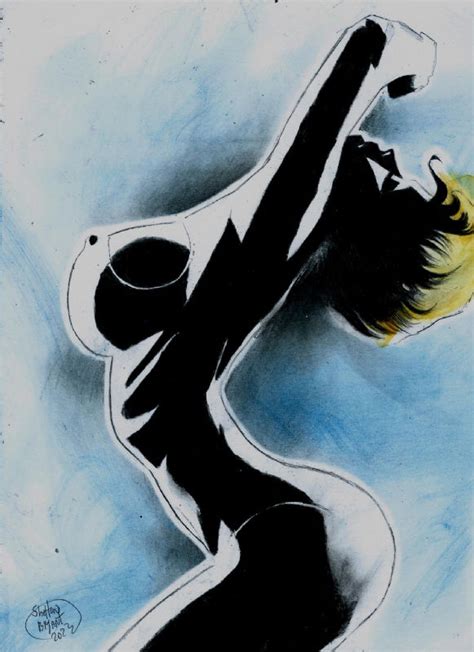 Power Girl In Shelton Bryants Supergirl Power Girl And The Teen Titans Comic Art Gallery Room