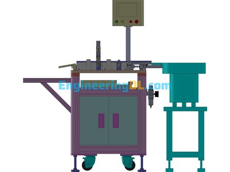 DC Electric Test Automaton SolidWorks D Exported Mechanical Engineering Design Library