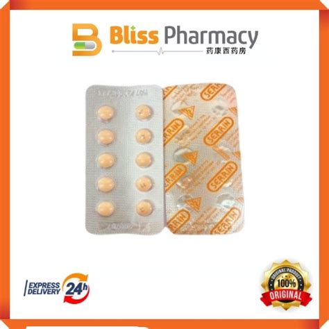 Serrin 5mg Tab 10s 1papan Shopee Malaysia