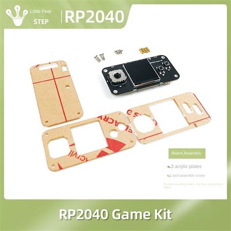 Raspberry Pi RP2040ระบบฝงตวการเรยนรแพลตฟอรมเกม Retro Porting ไฟฟาเกม MicroPython