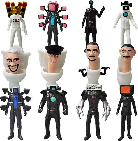 Skibidi Battle Action Figures Set Skibidi Toilet Action