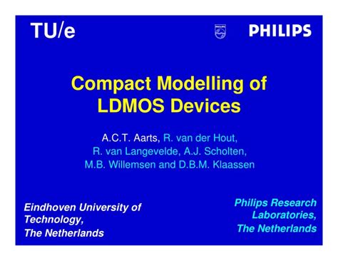 [ppt] Introduction Ldmos Devices Gate B S D Low Voltage N N P