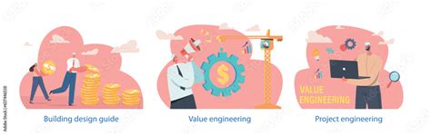Isolated Elements With Characters Perform Value Engineering Concept