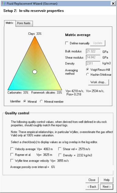 Modelling Fluid Replacement
