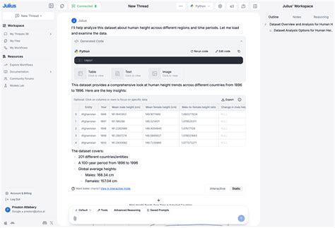 Excel Ai Generate Formulas And Analyze Data With Julius