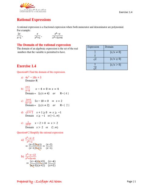 exercise 1 4 pdf mathematical concepts mathematical objects