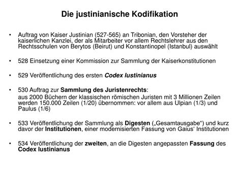 PPT Gliederung der Vorlesungen zum römischen Privatrecht PowerPoint Presentation ID