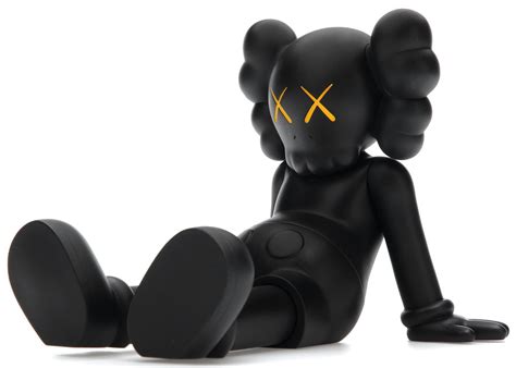 Kaws Holiday Taipei Vinyl Figure Black Kaws Book Black Figure The