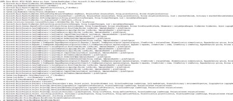 Encountered Be0065 When Building A Net Framework 48 Project Help File