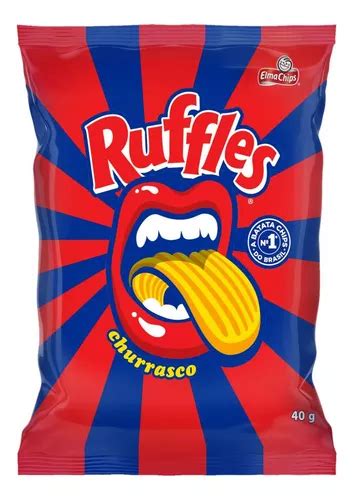 Kit C 6 Batata Frita Ondulada Ruffles Sem Glúten Sabor Parcelamento
